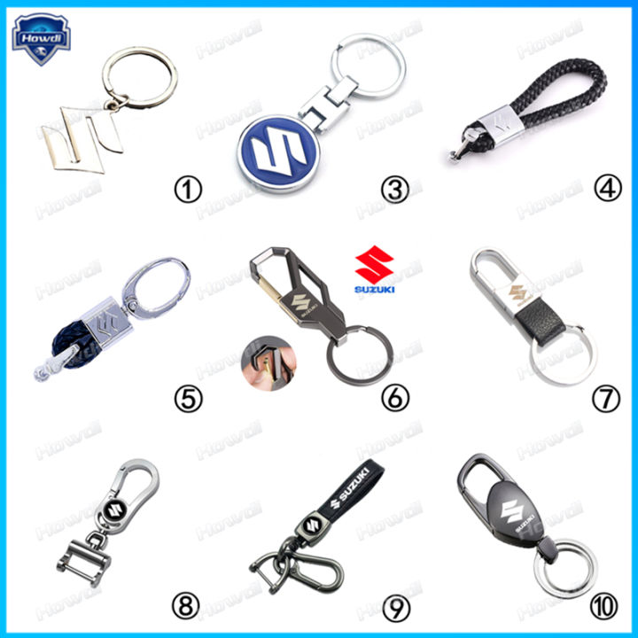 【Keychain SET】Creative Metal keychain with logo for Suzuki | Lazada PH