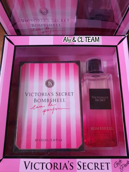 (ORIGINAL) VICTORIAS SECRET BOMBSHELL PERFUME 100ML + FRAGRANCE MIST ...