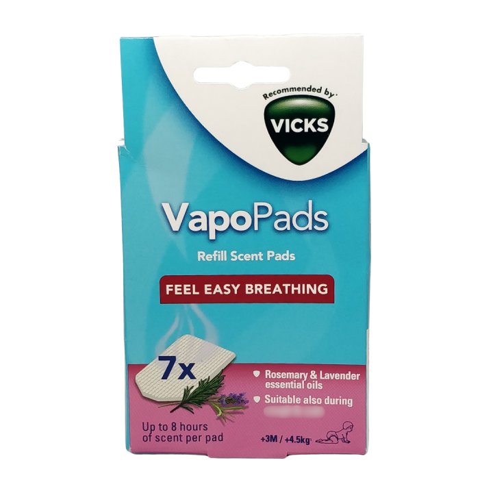 Vicks Vapopads, Rosemary and Lavender Vapors, 6 Refills | Lazada PH