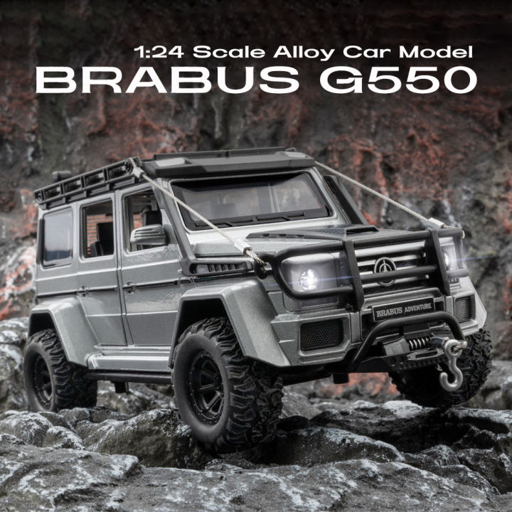 【RUM】1:24 Scale Brabus G550 Alloy Car Model Light & Sound Effect ...