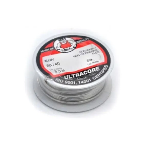 ULTRACORE Lead Soldering ตะกั่ว ตะกั่วบัดกรี 1.2 มม. x 2 เมตร (1 ม้วน ...