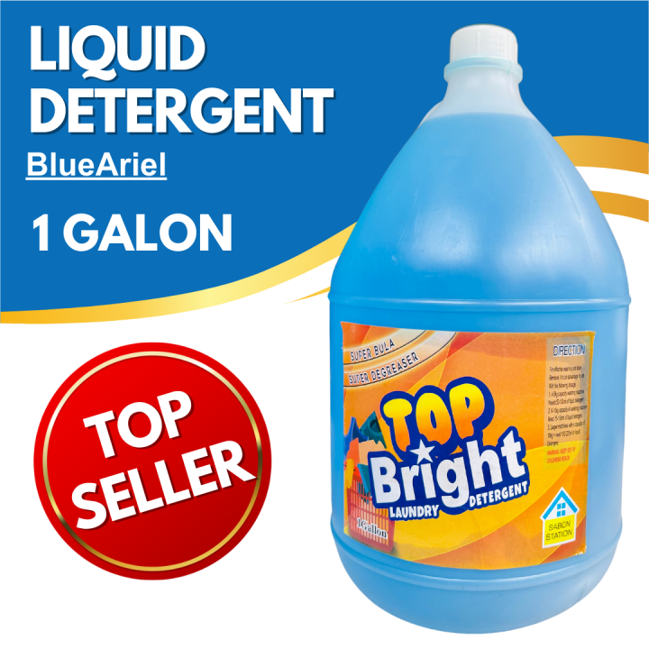 TopBright LIQUID LAUNDRY DETERGENT 1 GALON 1 LITER / ArielSCENT LIQUID ...