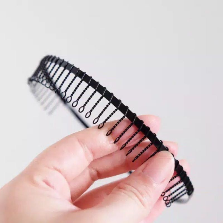 Bando Sirkam Rambut Hitam Import - Bando Kawat - Sirkam - Bando Kawat ...