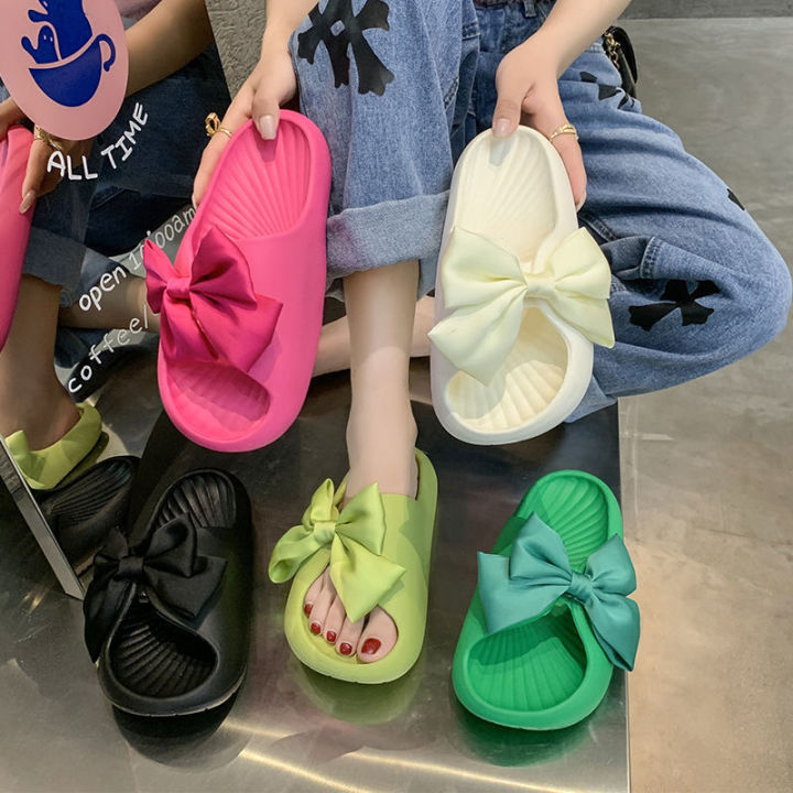 Mga tsinelas na pambabae summer ins satin bow tsinelas estilo ng ... Mga tsinelas na pambabae summer ins satin bow tsinelas estilo ng ...