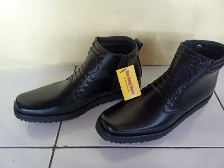 Sepatu PDH DiNAS Terbaru PDH Datar Doff kulit Sapi PDH DiShuB TNI POLRI ...