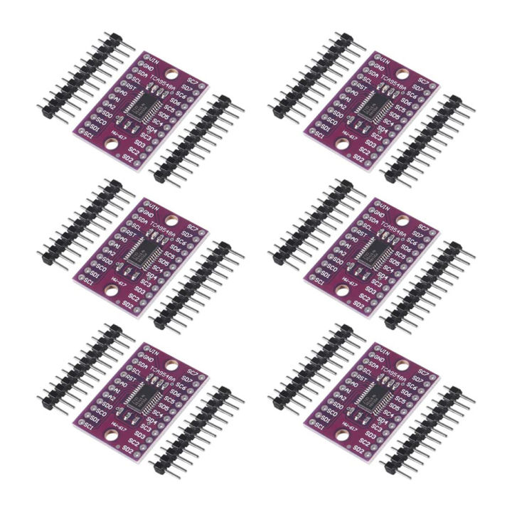 6pcs Tca9548a I2c Iic Multiplexer Breakout Board Module 8 Channel Expansion Development Board ...