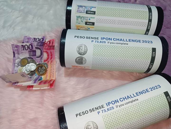 Peso Sense Ipon Challenge Alkansiya 2023 ( With FREE Ballpen ) or ...