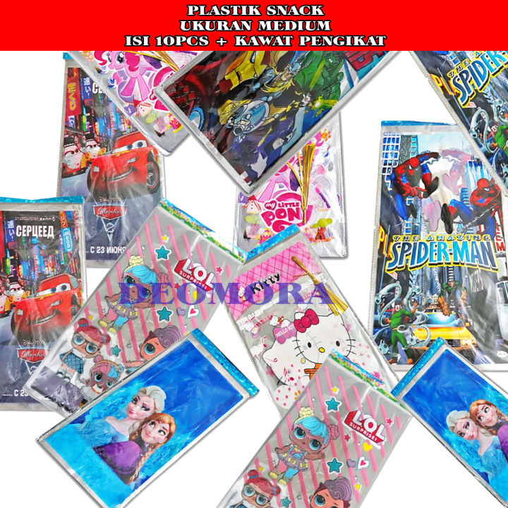 Plastik Snack Ulang Tahun / Plastik Ultah / Plastik Karakter / Plastik ...