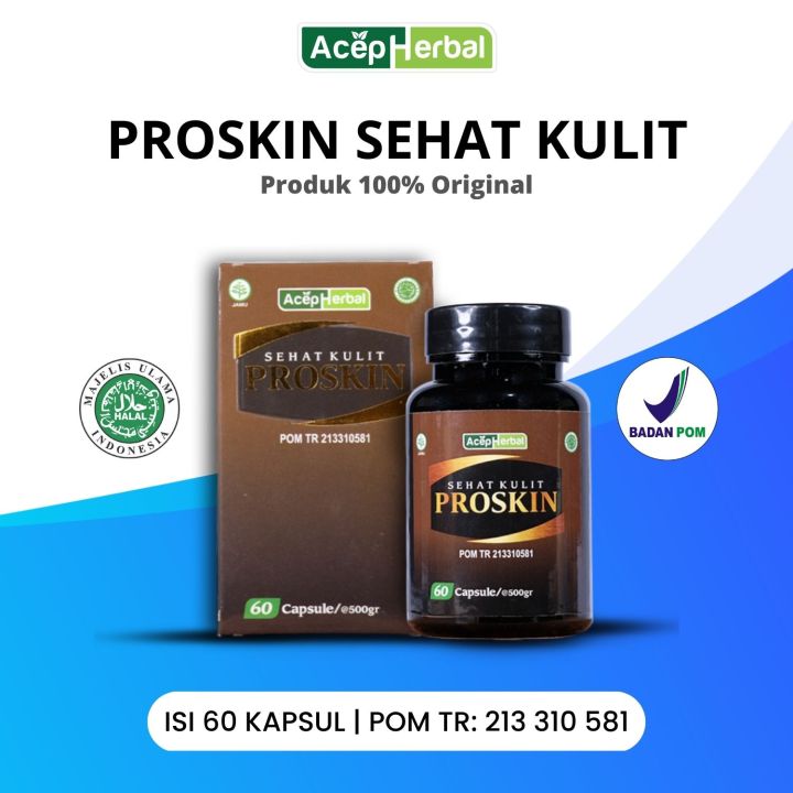 Proskin Kapsul Original - Obat Kulit Gatal Gatal, Obat Koreng, Obat ...