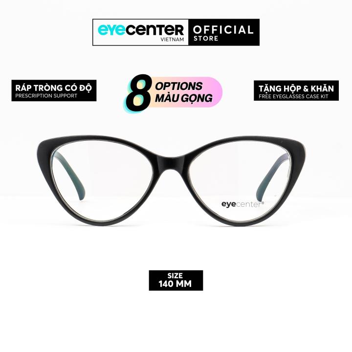 Gọng kính nữ mắt mèo nhựa dẻo chống gãy siêu nhẹ EYECENTER K01 nhựa dẻo chống gãy nhập khẩu by ...