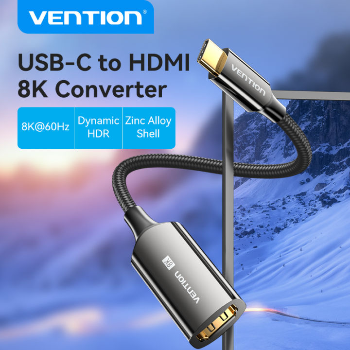 Vention 8K HDMI Cable Type c to HDMI 2.1 8K 60Hz for Samsung Huawei ...
