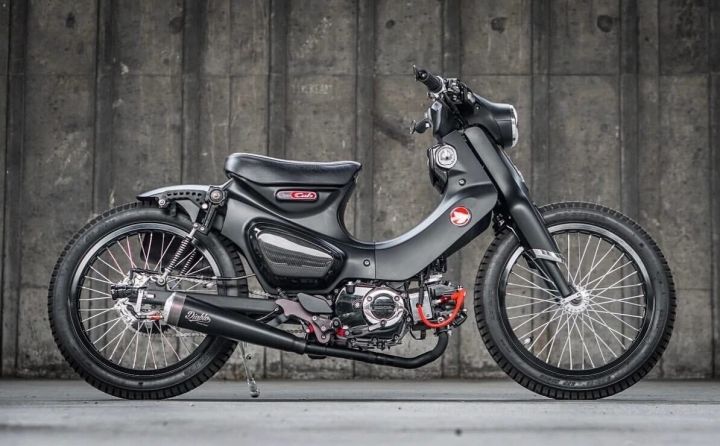 Imported Honda retro cub CUB110 modified curved beam fuel small power ...