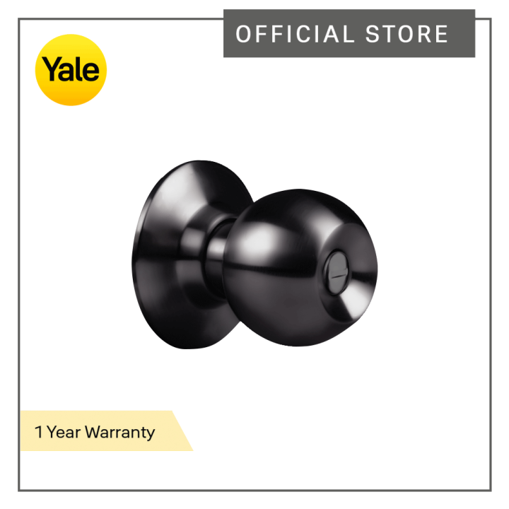 Yale VYCK6502-BK Cylindrical Privacy Knobset | Lazada PH