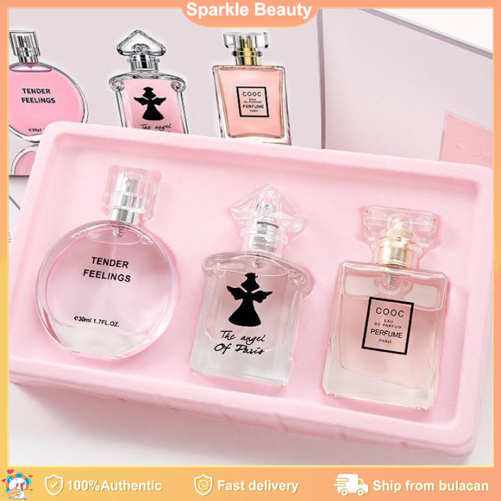 Paris Angel 3 in 1 Perfume Set Original Perfume for Women Sweet Night ...