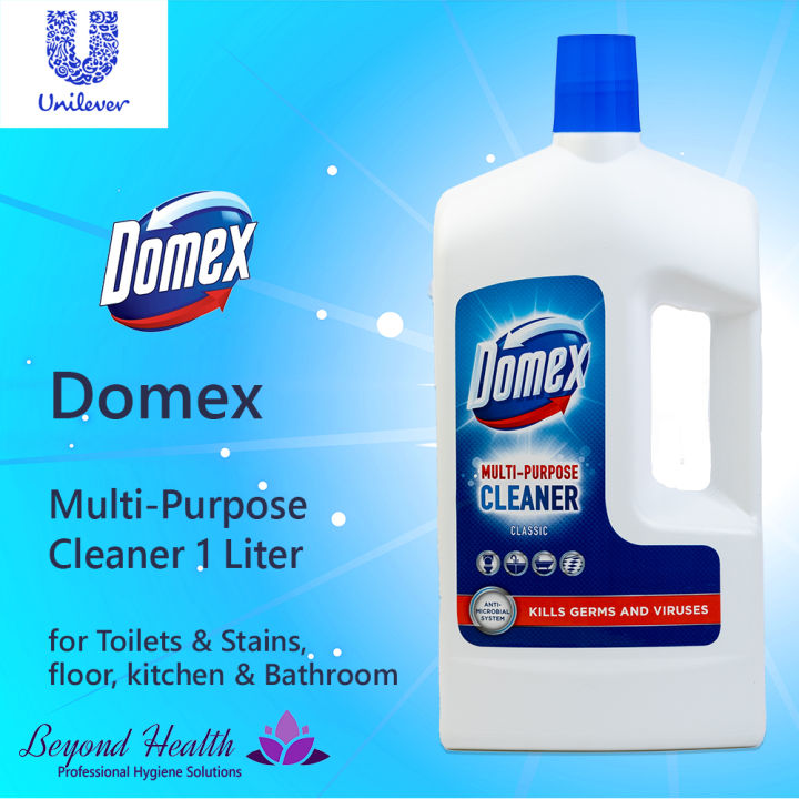 Domex Multipurpose Cleaner Original 1L Domex Blue Domex Liquid Domex ...