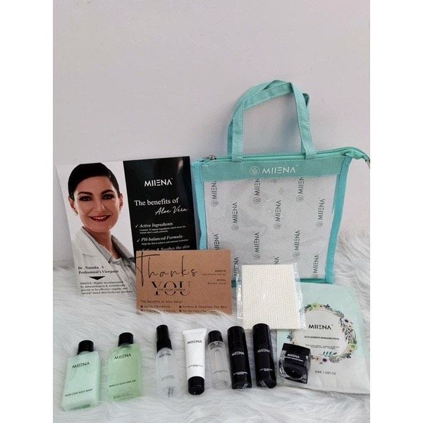 MIIENA芦荟限量款 TRAVEL SET skin care 整套体验试用装 | Lazada