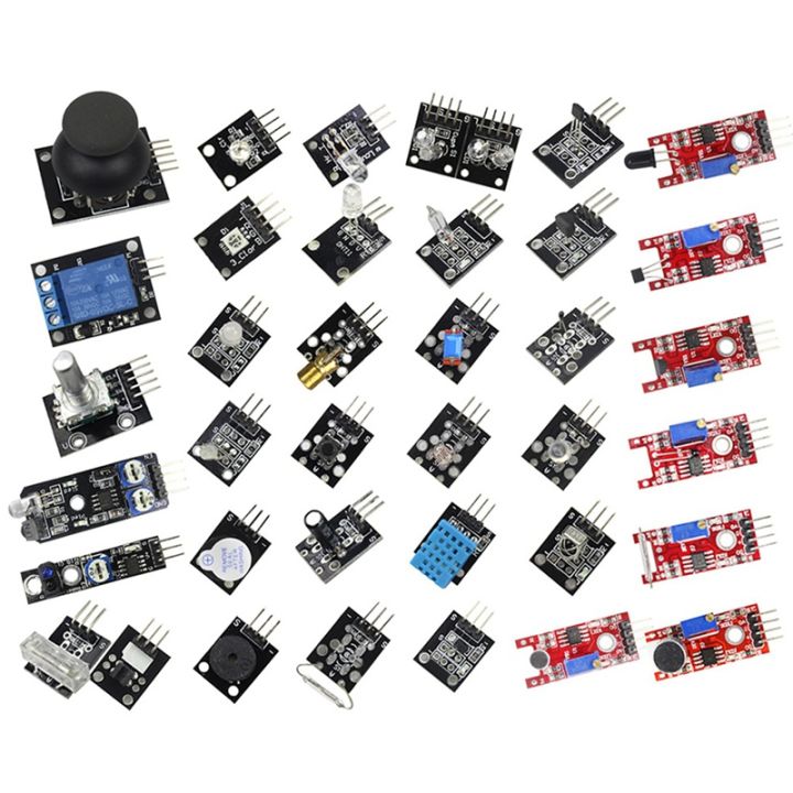 [eriop mall]Sensor Assortment Kit 37 in 1 Sensor Module Infrared ...