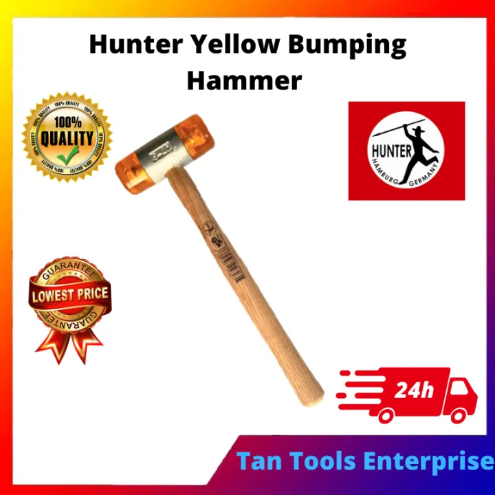 [Ready Stock] Hunter Plastic Yellow Transparent Bumping Hammer Wooden ...