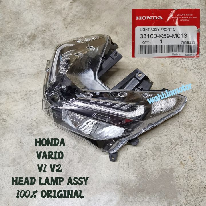 HONDA VARIO V1 V2 FRONT HEAD LAMP HEAD LIGHT ASSY LAMPU DEPAN ORI - 100% ORIGINAL BSH | Lazada