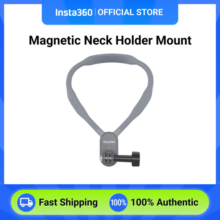 Insta360 Magnetic Neck Holder Mount, For Insta360 GO 3, X3, ONE X2, ONE ...