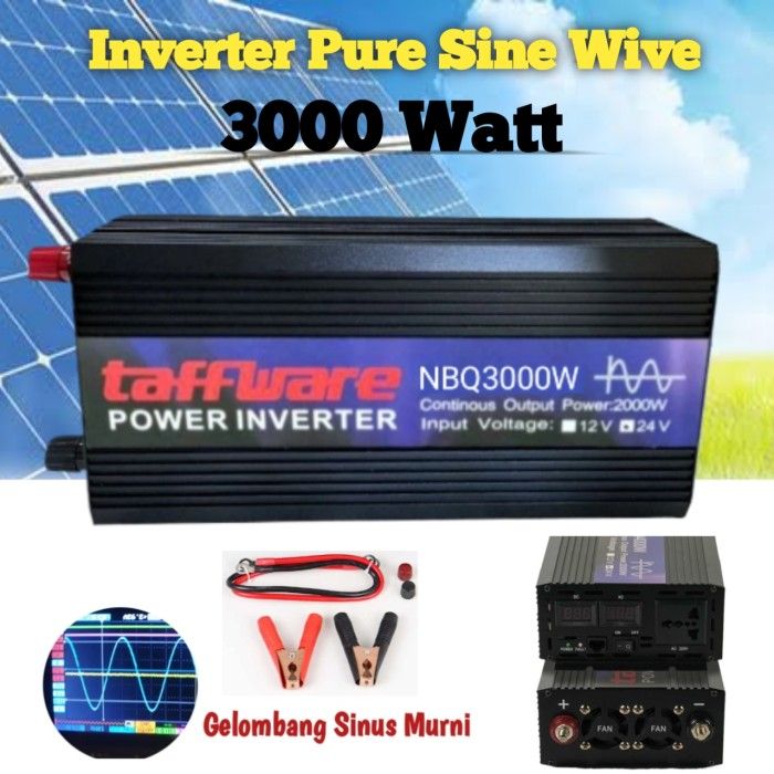 POWER INVERTER 3000 WATT PURE SINE WAVE DC 12V/24V AC 220V SUNYIMA - BIMA SAKTI7 | Lazada Indonesia