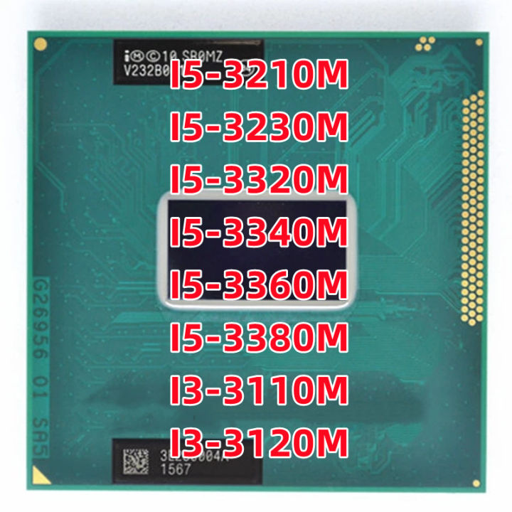 I5 3210เมตร I5 3230เมตร I5 3320เมตร I5 3340เมตร I5 3360เมตร I5 3380เมตร I3-3110M I3 3120เมตร I5 ...