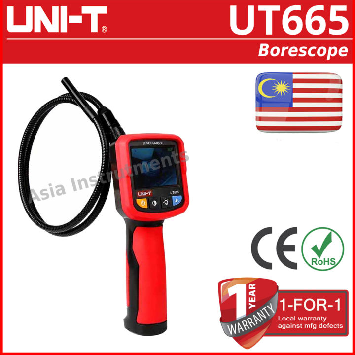 Uni-T UT665 Borescope (display through a flexible camera probe/useful ...