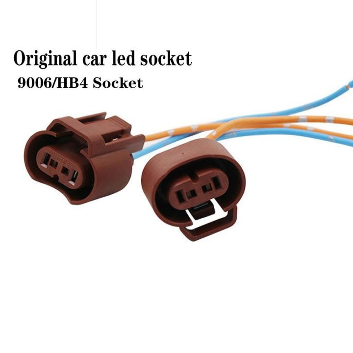 9005 9006 Female Pigtail Connectors MOTOALL 2-Pack 9005/9006 Headlight ...