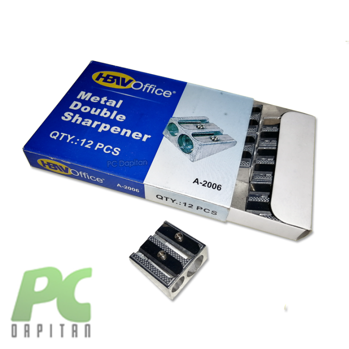 HBW METAL DOUBLE SHARPENER [1 DOZEN] | Lazada PH