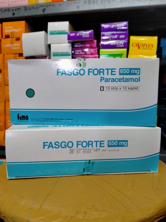 pas go forte tablet/box kandungan paracetamol | Lazada Indonesia