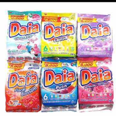 DAIA DETERGEN BUBUK 5000 KEMASAN EKONOMIS ALL VARIAN 265 GRAM | Lazada ...