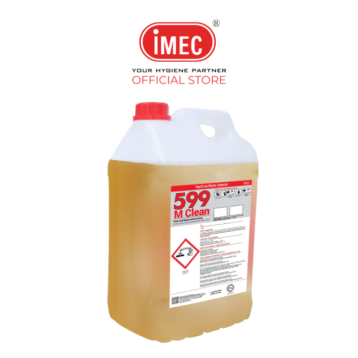 IMEC 599 M Clean, Multipurpose Cleaner without Rinsing, Halal, 2 x 10L ...