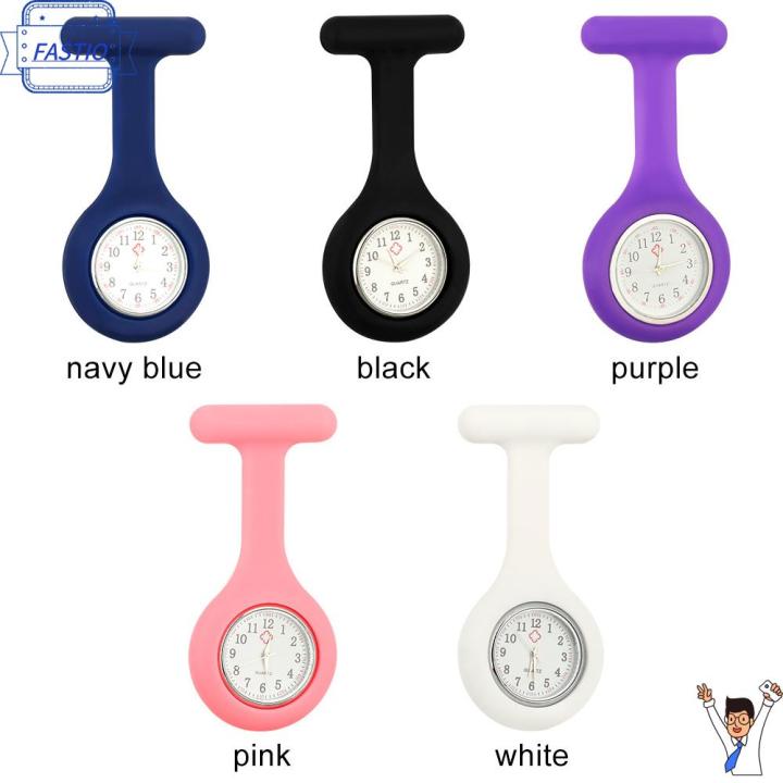 FASTIO Unisex Silicone Multi Colors Lapel Watches with Second Hand ...