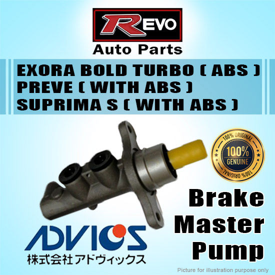 Genuine Aisin Advics Japan Brake Master Pump ( with Abs) ( 2 holes ...