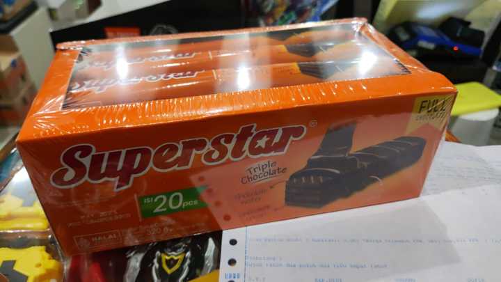 wafer superstars box isi 20 pcs wafer super star isi 20 pcs | Lazada ...