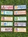1pc Subject Label for Notebooks Subject Stickers for Students DepEd ...