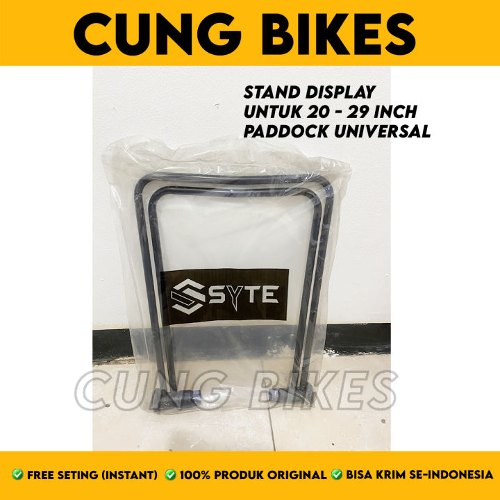 Standar paddock Sepeda SYTE by Pacific standar segitiga universal ...