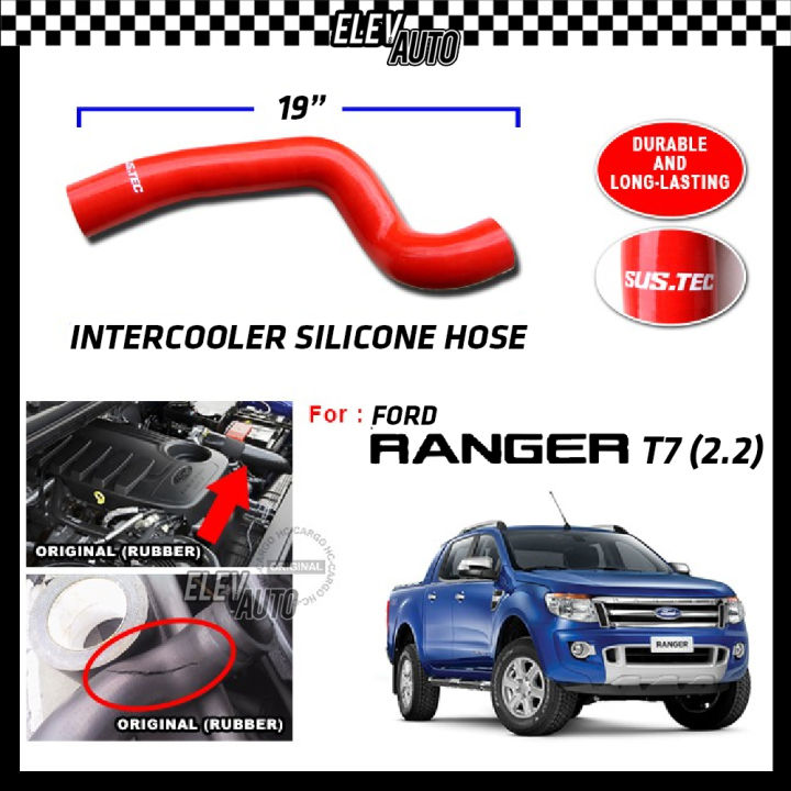 Ford Ranger T6 (2.2) SUSTEC Intercooler Silicone Hose Piping Pipe | Lazada