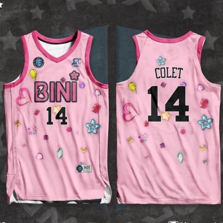 BINI Pink Breathable Quick-drying Jersey Full Sublimation JERSEY ...