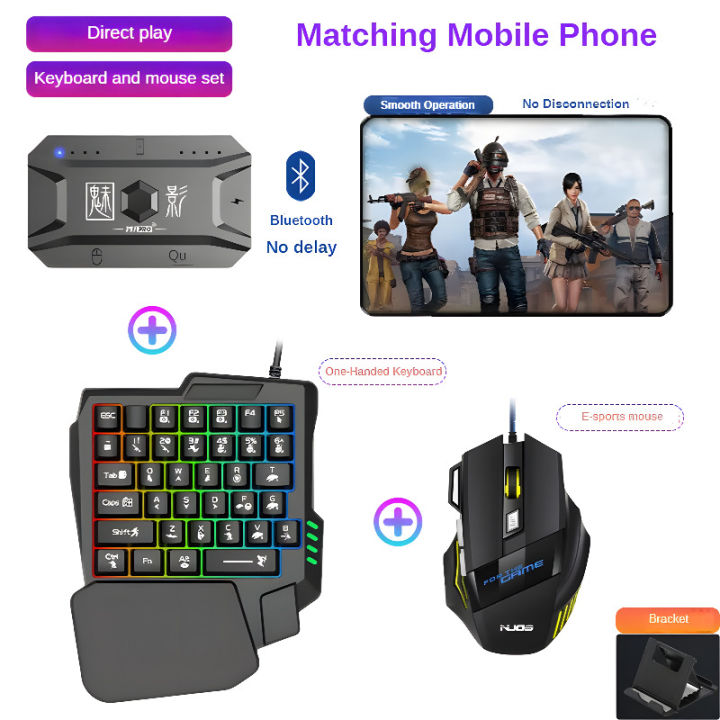 M1 Pro Mobile Controller Gaming Keyboard Mouse Converter BT V5.0 ...