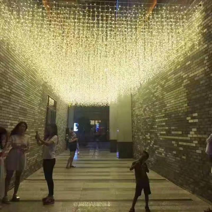 200L/96L/160L curtain Christmas light with controller | Lazada PH