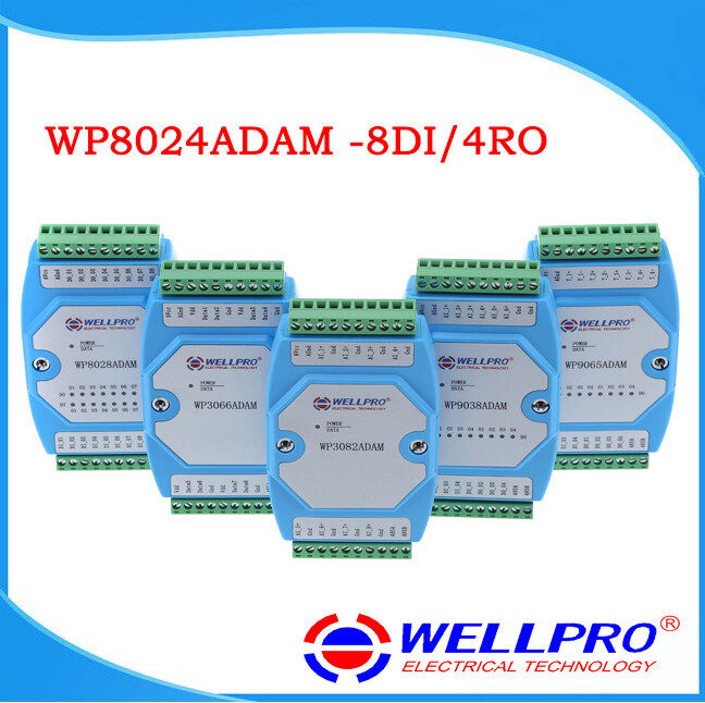 Digital Input/Output Module Isolated 8DI/4RY MODBUS Communication ...