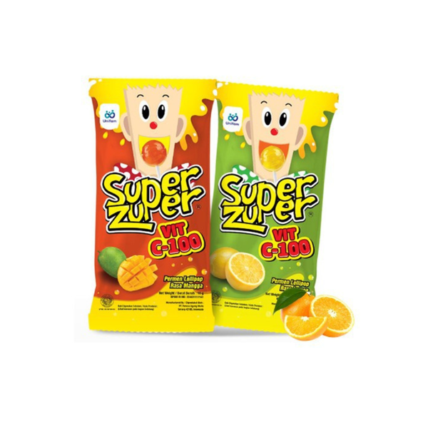 Permen Super Zuper Lollipop Mangga Lemon Viral Permen Enak Murah ...
