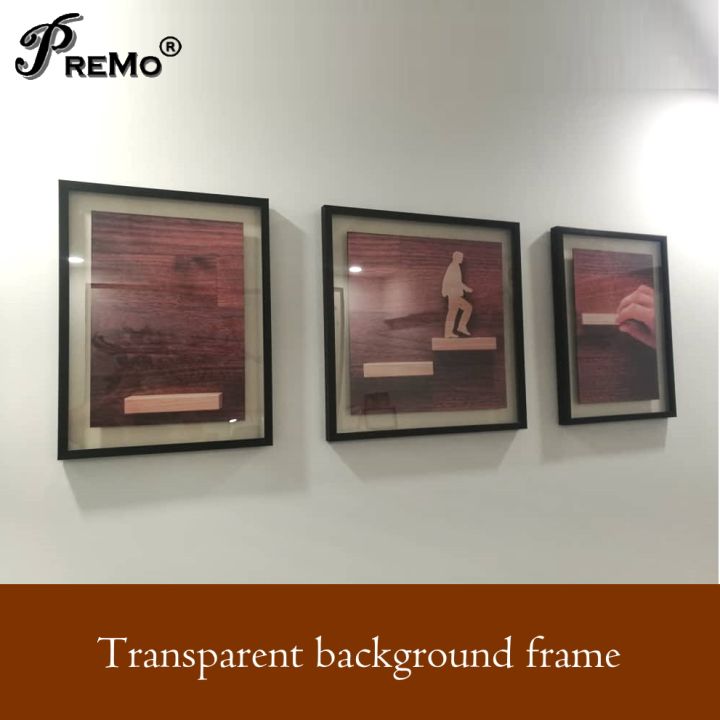 PREMO Transparent Floating Frame--Flat Sandwich Type OR 3D Transparent ...