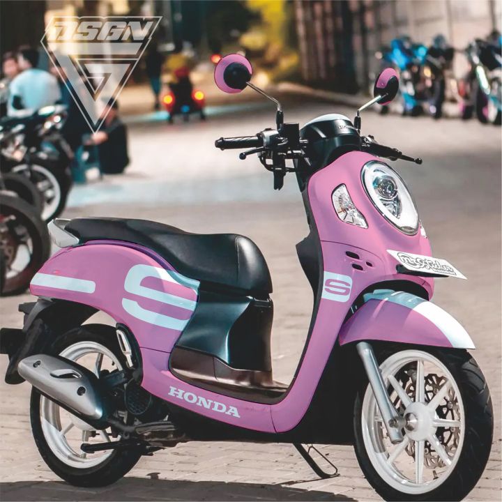 Decal Scoopy Full Body stiker full body scoopy Fi New Karbu ban donat S ...