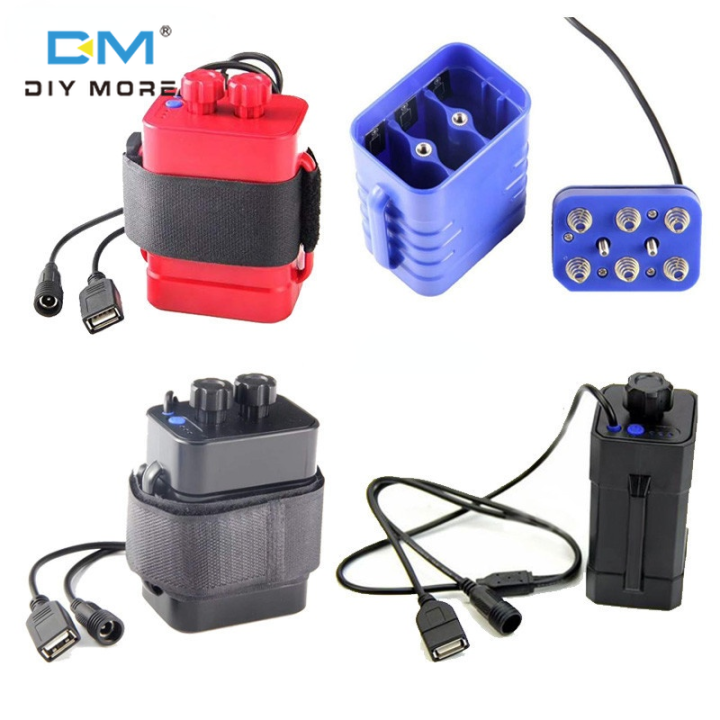 【100% Original】diymore 6 X 18650 Ba/ttery Pack Charger Box, LED ...