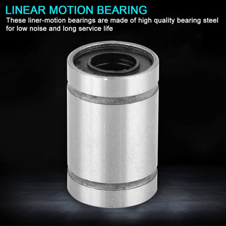 8pcs LM6UU 6mm Linear Motion Bushing Bearing Ball Bearing Bushing LM6UU ...