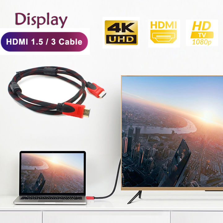 4K / 1080P High Speed HDMI CABLE 1.5M /3M Gold Plated HDMI TO HDMI for ...