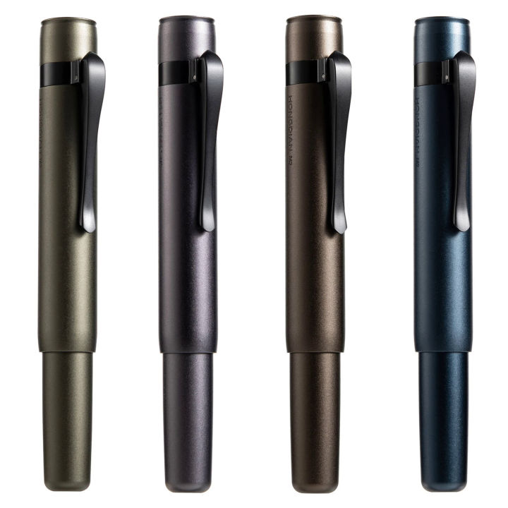 Hongdian M2 Mini Short Fountain Pen Aluminum Alloy Metal Pocket ...