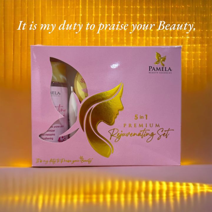 Pamela 5in1 Rejuvenating Set with COLLAGEN CREAM For Rosy and Radiant ...